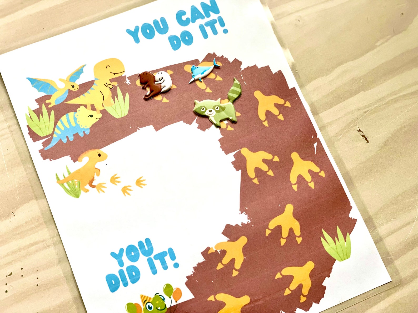 Dinosaur Reward Chart, Printable Reward Chart, Daily Chore Chart, Kids ...