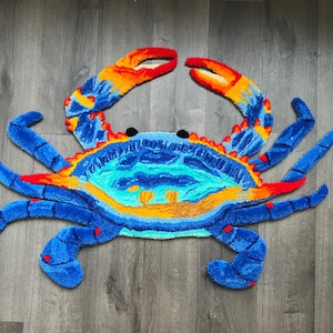 Maryland Blue Crab Rug - Etsy