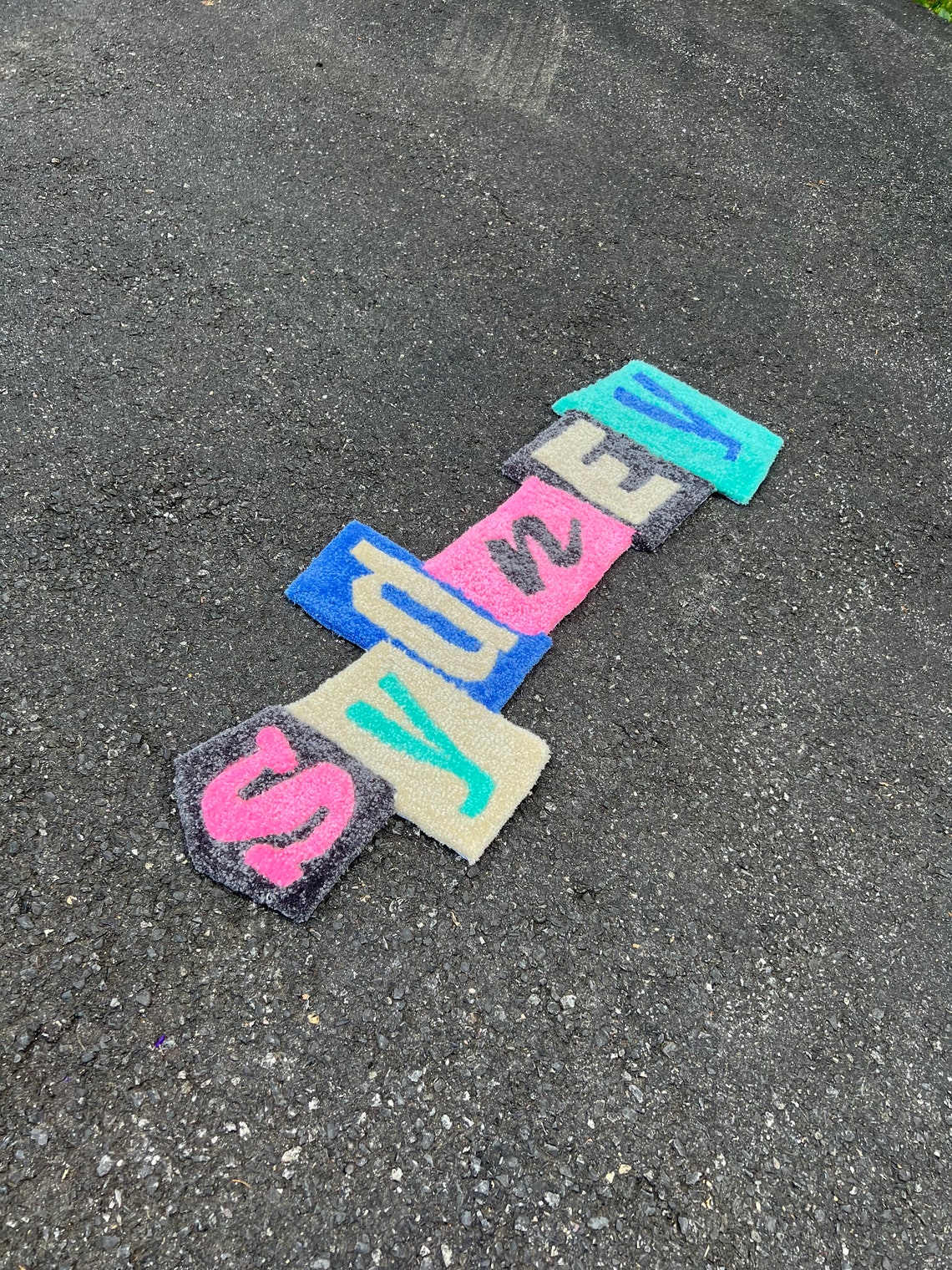 Ransom Letter Name Rug - Etsy