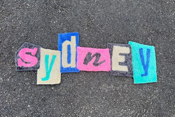 Ransom Letter Name Rug - Etsy