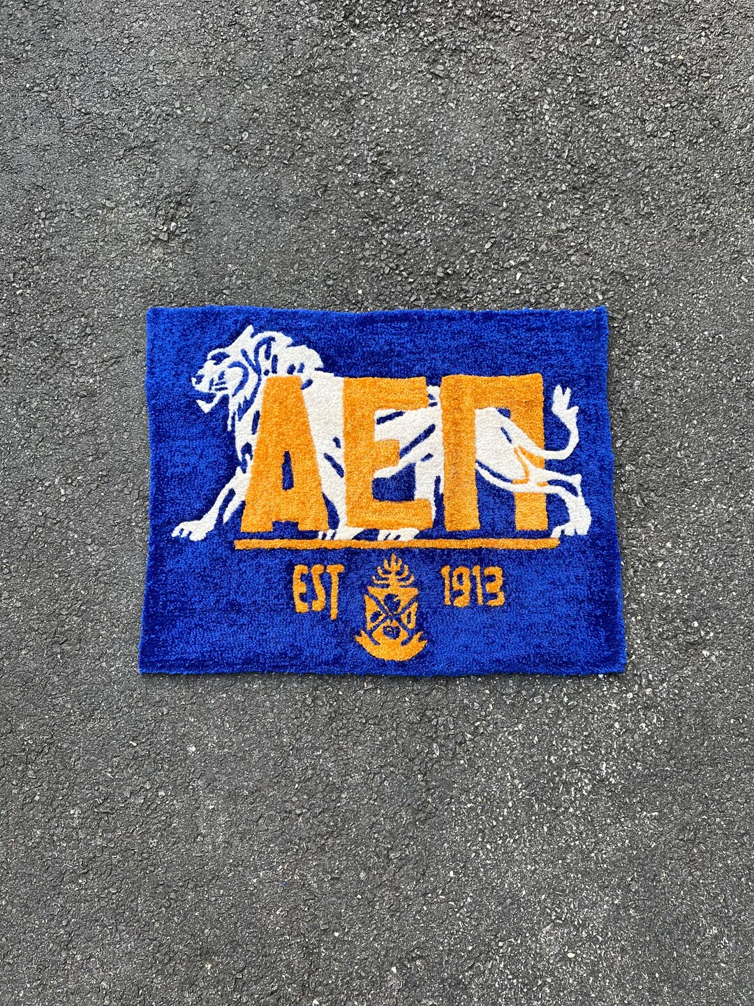 Customized Frat/sorority Logo Rug - Etsy