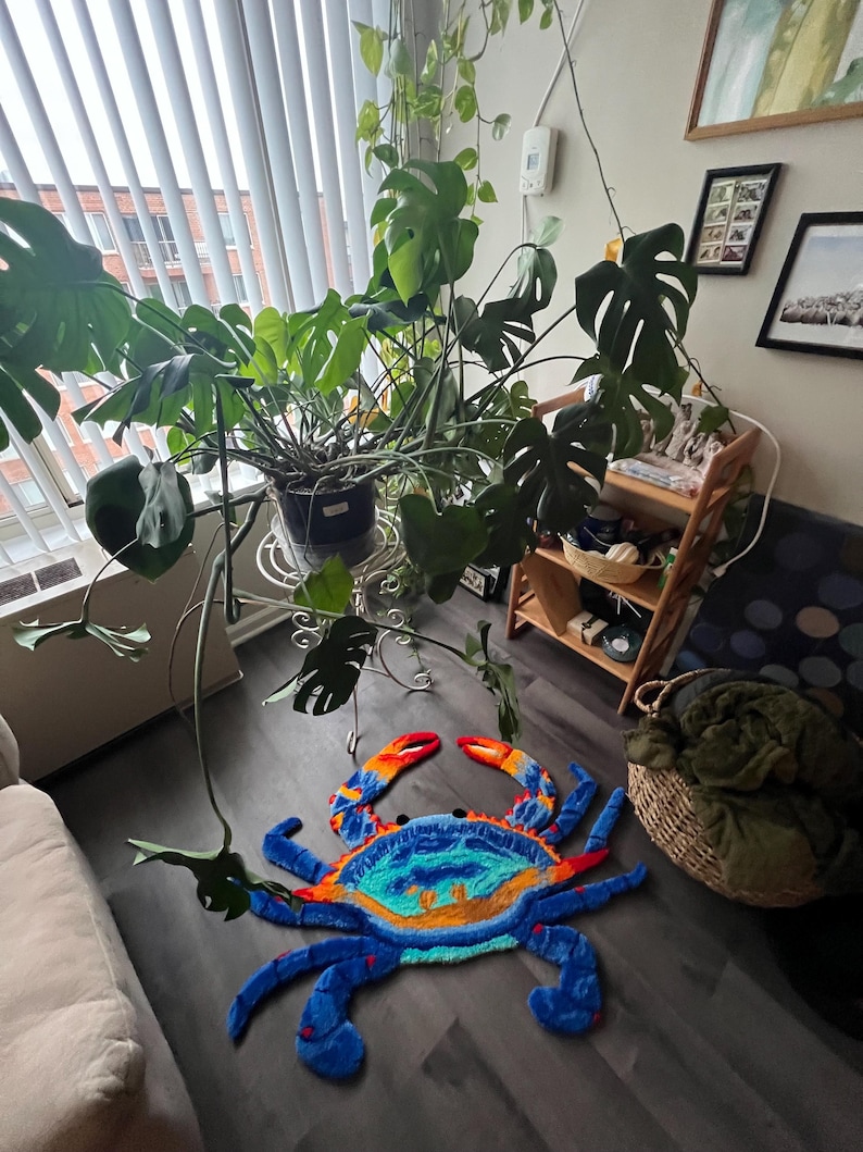 Maryland Blue Crab Rug - Etsy