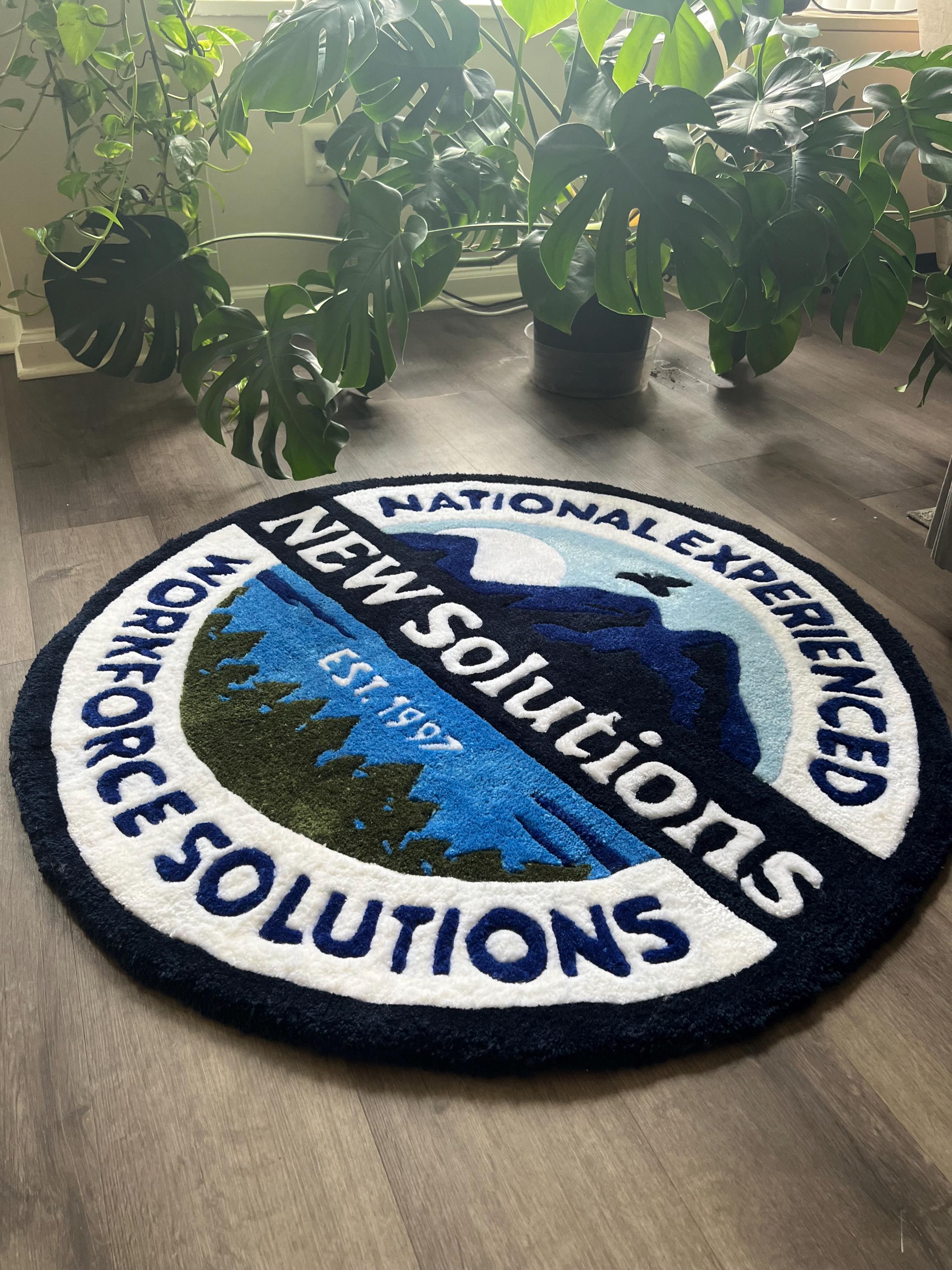 Corporate Logo Rug - Etsy