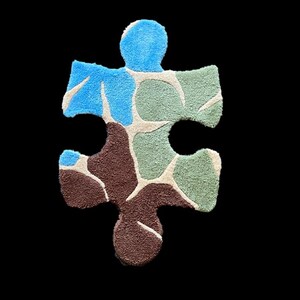 Puzzle Piece Rug - Etsy