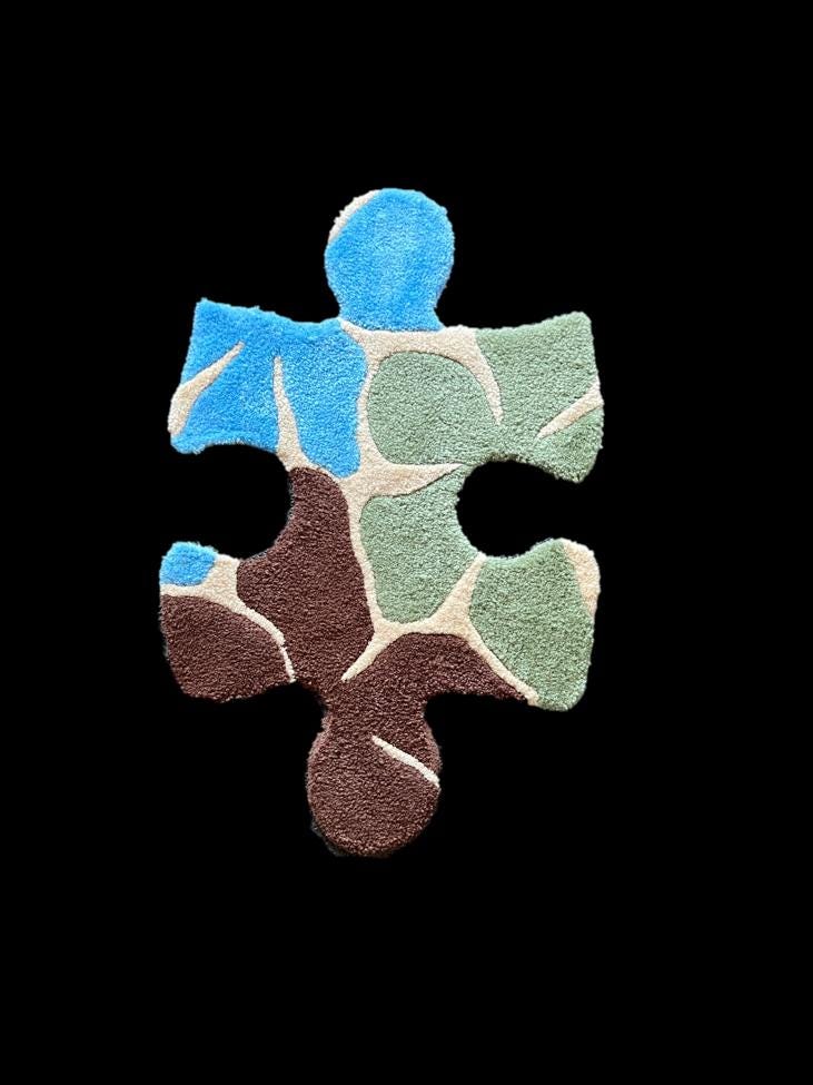 Puzzle Piece Rug - Etsy