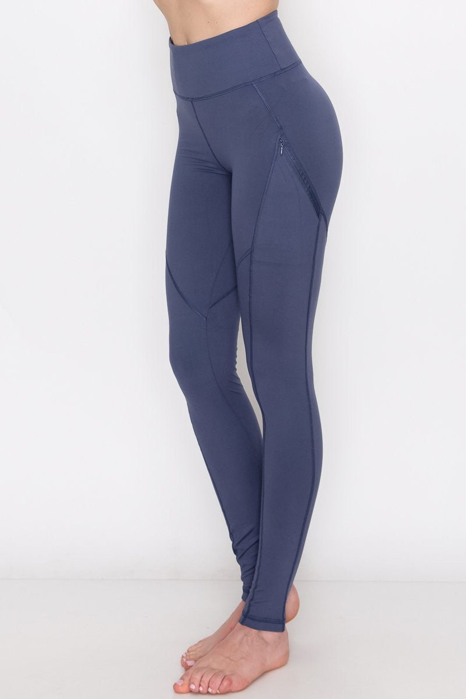 Yoga Regular Size Pants W/ Inner and Zipper Pockets CYP1031 - Etsy