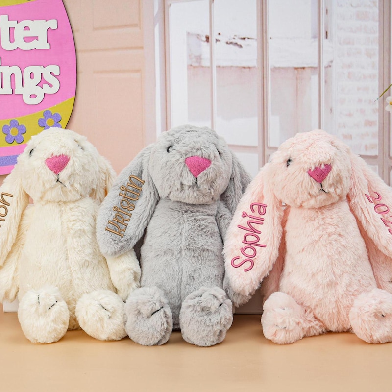 Pink Bunny Plush - Etsy