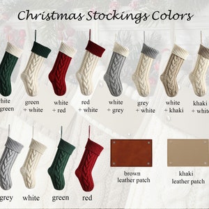 Family Christmas Stockings, Personalized Christmas Stocking, Monogram ...