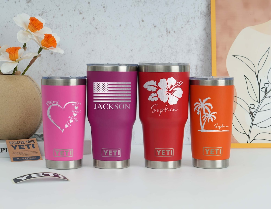 Personalized Yeti Tumbler, Custom Yeti Tumbler, Laser Engraved Yeti ...