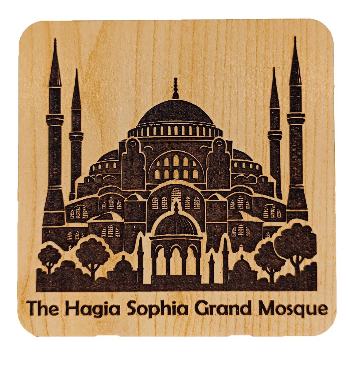 Hagia Sophia Mosque Laser Cut Svg Dxf Files Wall Sticker Engraving ...