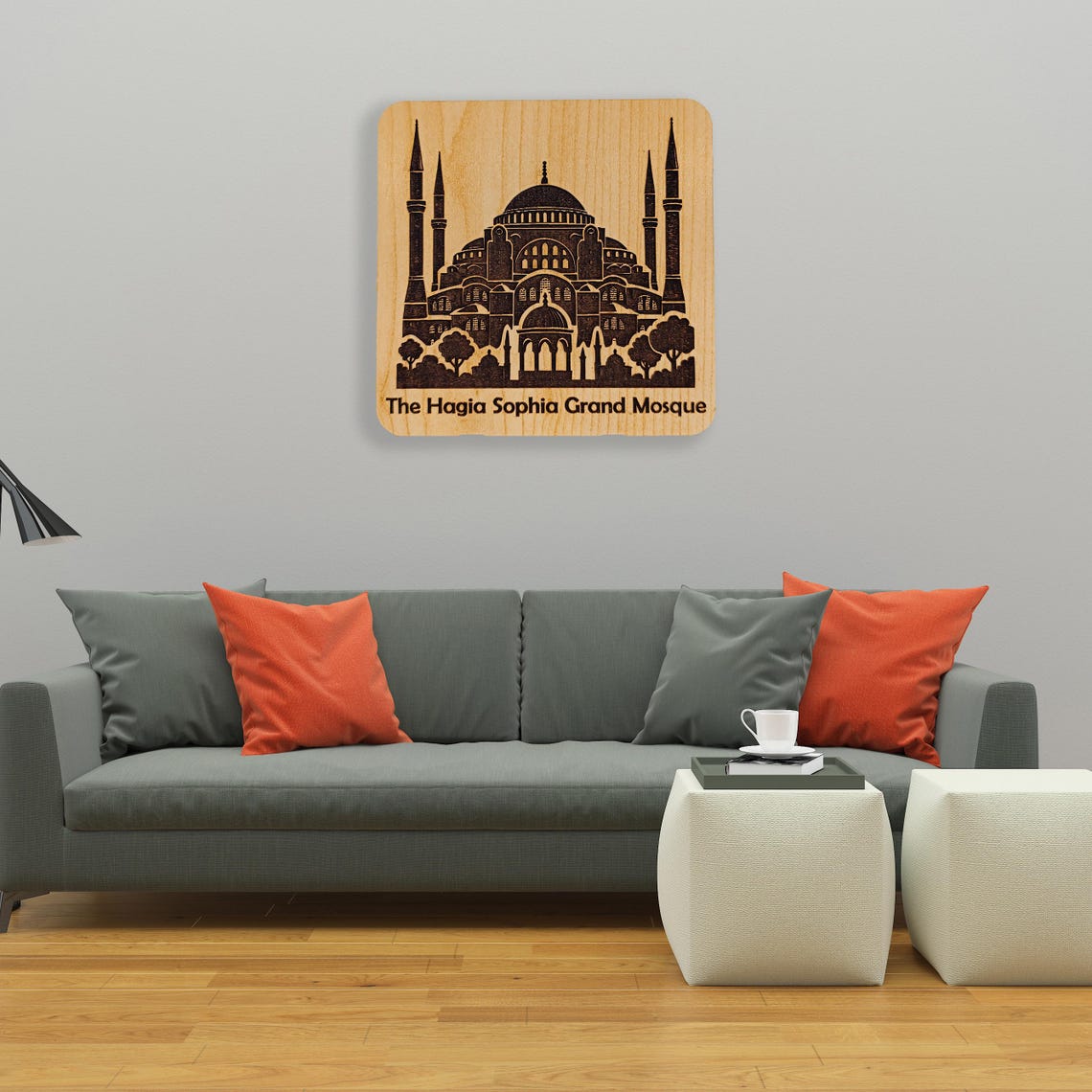 Hagia Sophia Mosque Laser Cut Svg Dxf Files Wall Sticker Engraving ...