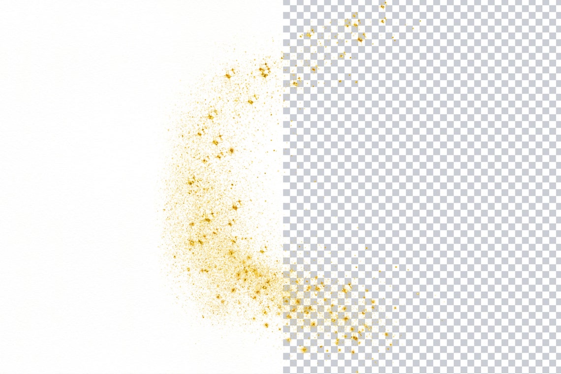 Gold Christmas Clipart PNG Glitter Golden Snowflake Christmas - Etsy