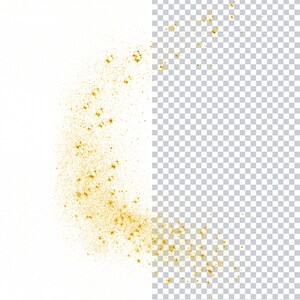 Gold Christmas Clipart PNG Glitter Golden Snowflake Ornament Merry ...