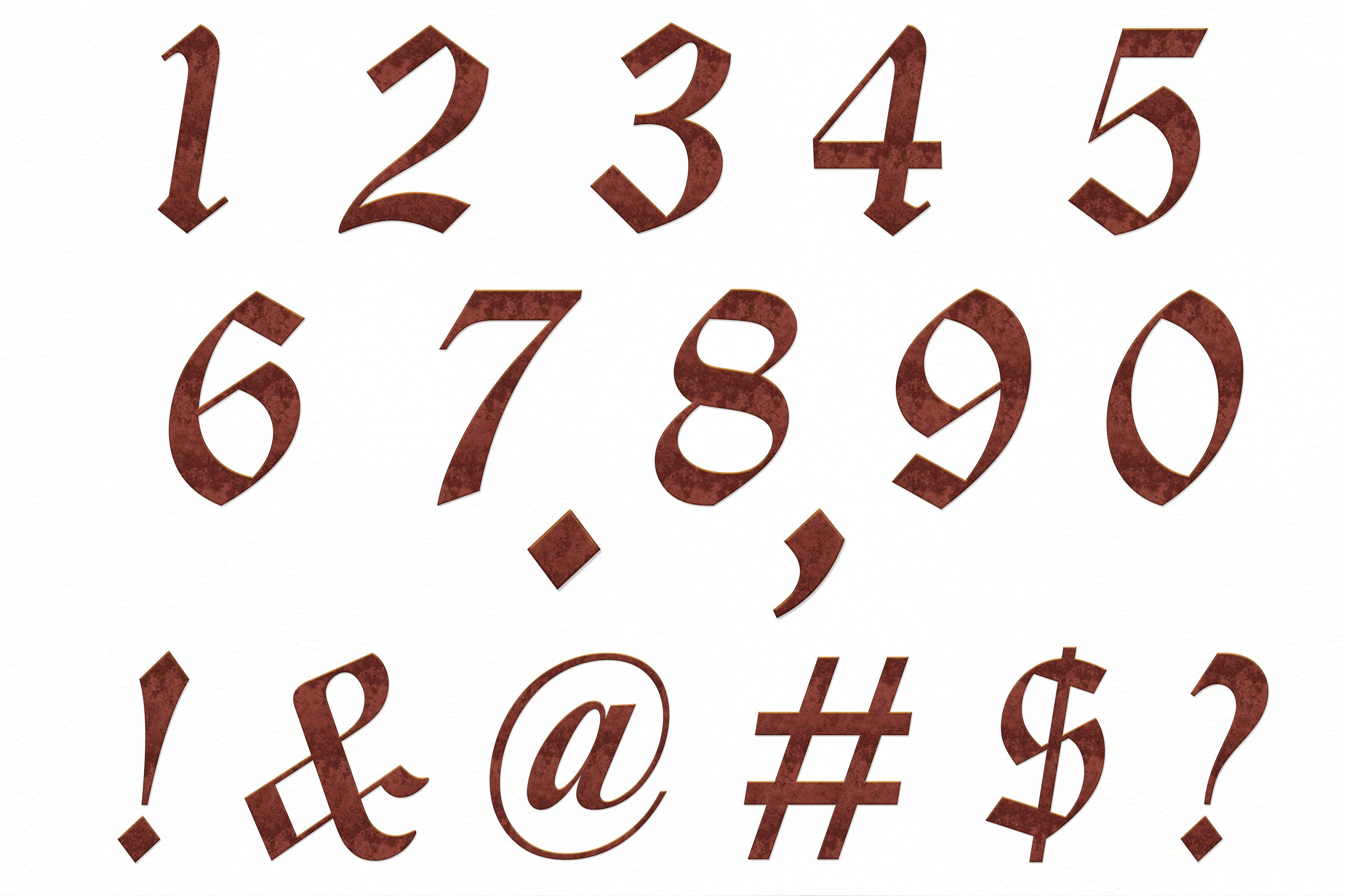 Old English Letters and Numbers, Latin Alphabet A to Z PNG Clipart ...