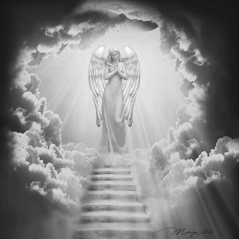 Praying Angel Stairs in Heaven Clipart Stairway to Heaven in - Etsy Praying Angel Stairs in Heaven Clipart Stairway to Heaven in - Etsy