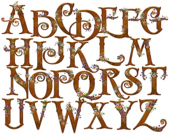 Old English Alphabet Letters and Numbers Rusty Metal Latin Alphabet A Z ...