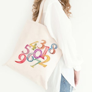 Watercolor Numbers Clipart, Rainbow Numbers, Colorful Illustrations ...