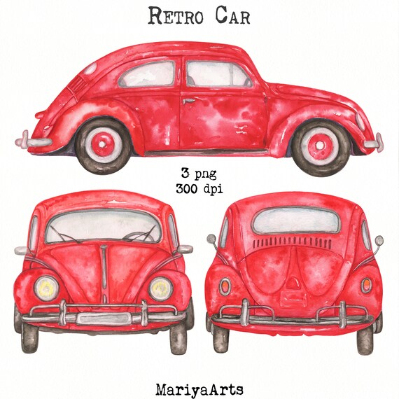 Red Classic Car Clipart Free