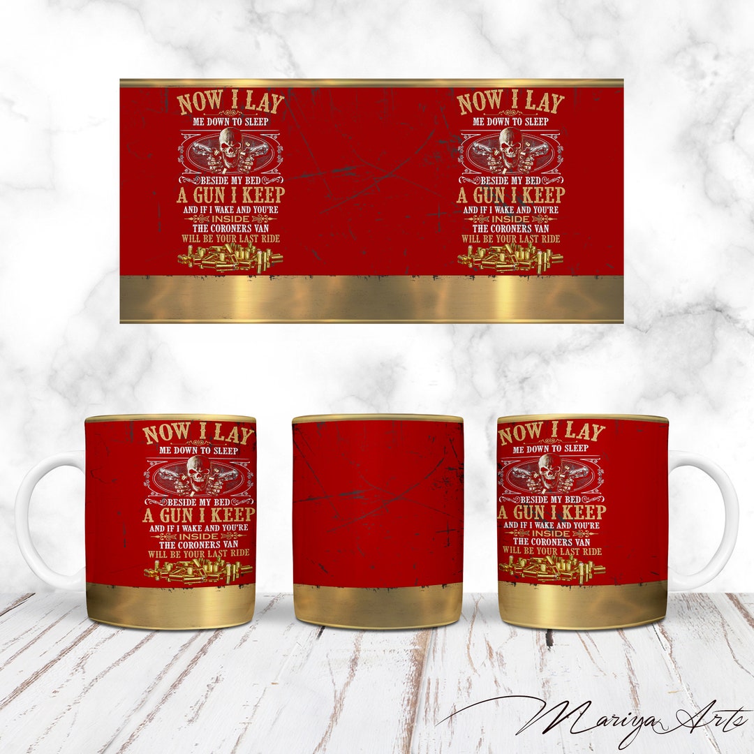 Shotgun Shell Mug Wrap Rifle Bullet 11oz & 15oz Hunter Hunting Mug ...