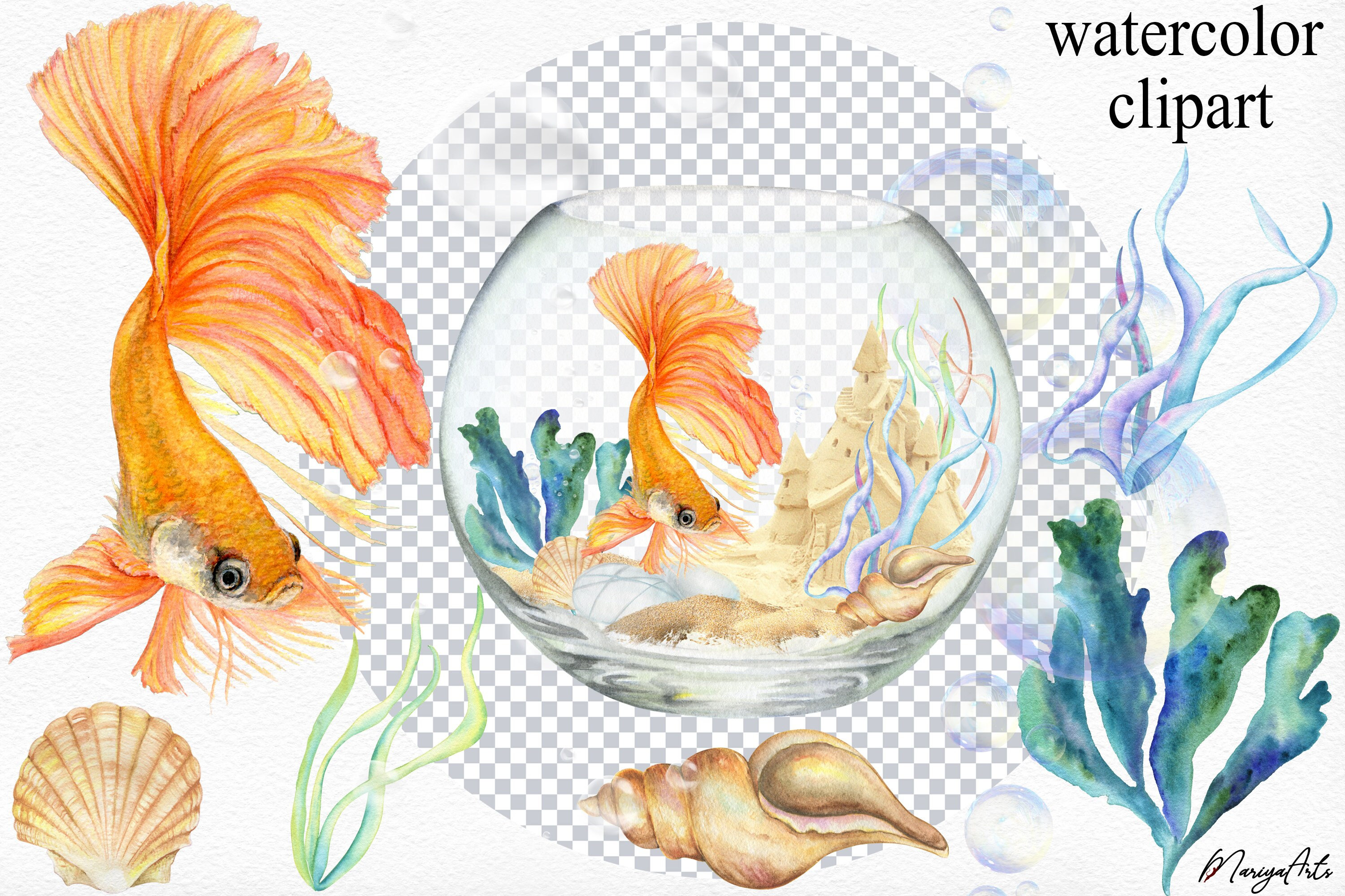 Goldfish Bowl Clip Art
