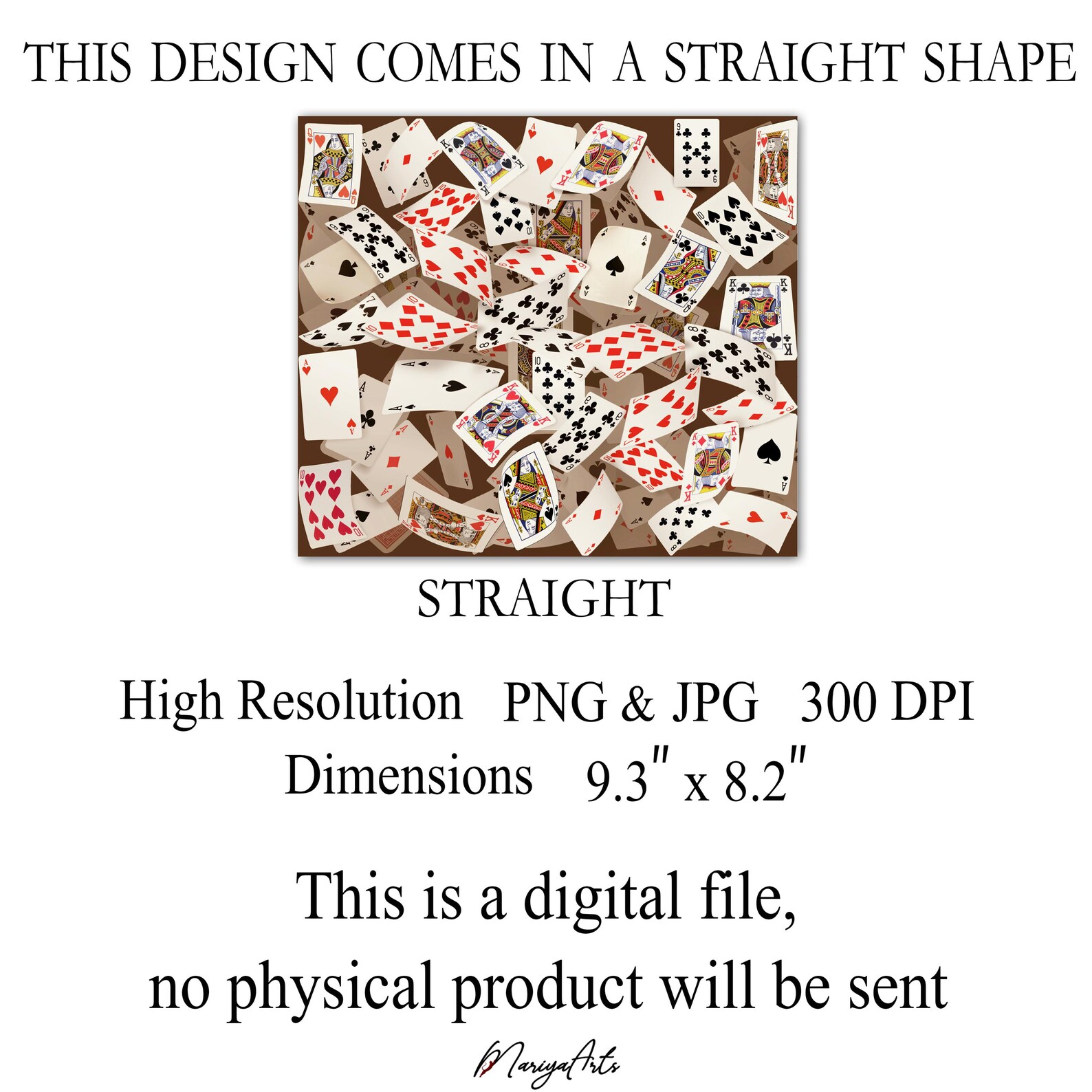 Playing Cards Tumbler Wrap PNG 20oz Skinny Tumbler Game Casino Poker 3D ...