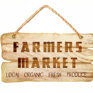 Wooden Farm Watercolor Clipart PNG Wagon Wheel Wheelbarrow Fence Crate ...