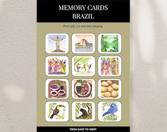 Memory Game India | Memory Cards Montessori | Educational Printables ...