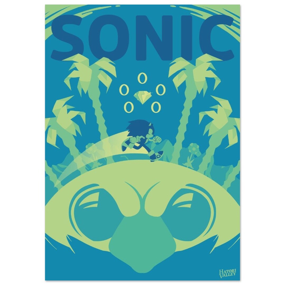 Sonic the Hedgehog Poster - Etsy