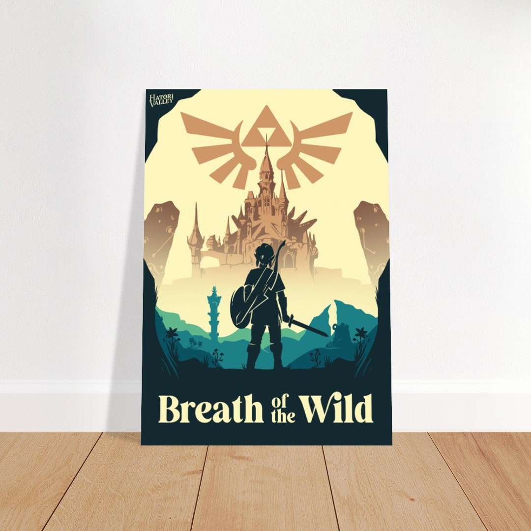 The Legend of Zelda Breath of the Wild Poster - Etsy