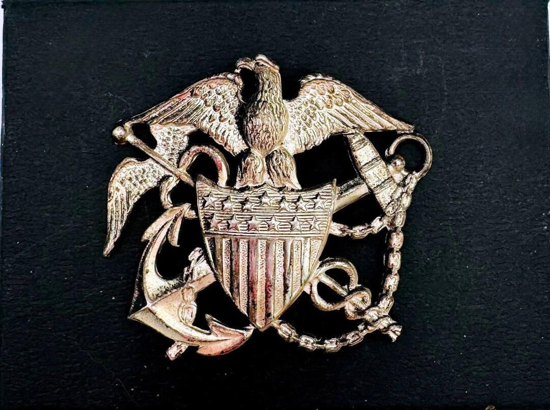 Vintage WWII Blackinton Sterling Silver Pin - Etsy