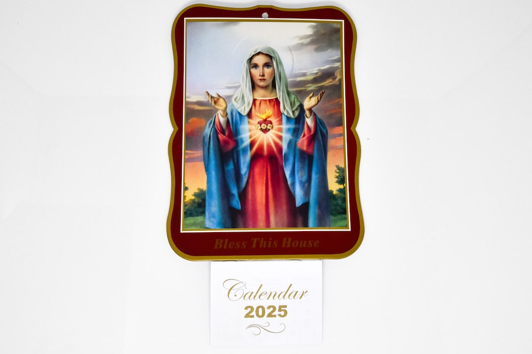 Immaculate Heart of Mary Red 2025 Calendar - Etsy