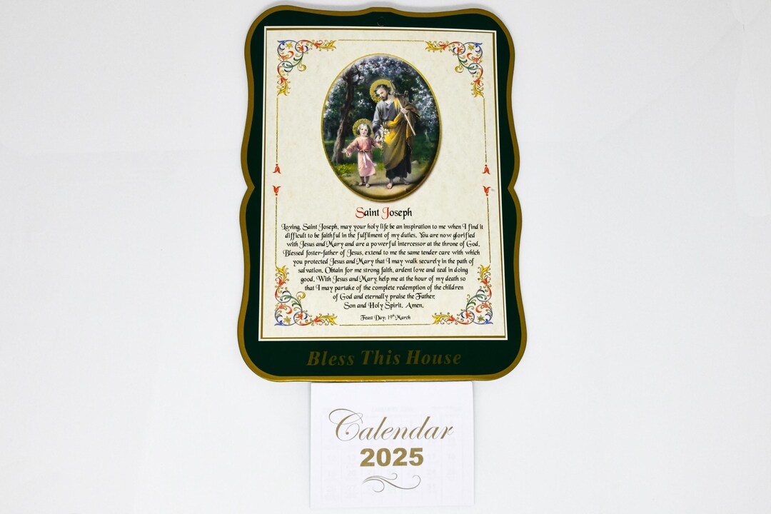 St. Joseph 2026 Calendar - Etsy
