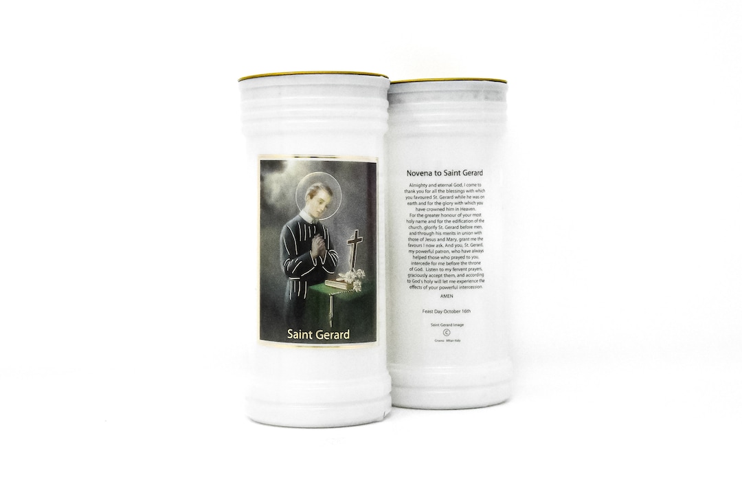 Saint Gerard - Pillar Candle - Etsy