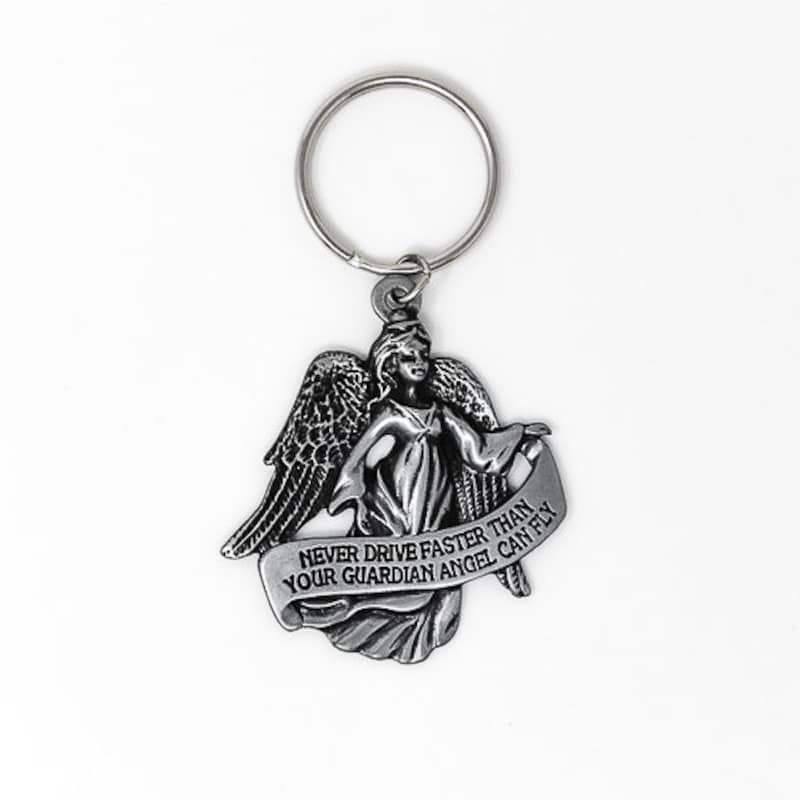 Angel Key Ring Metal - Etsy UK