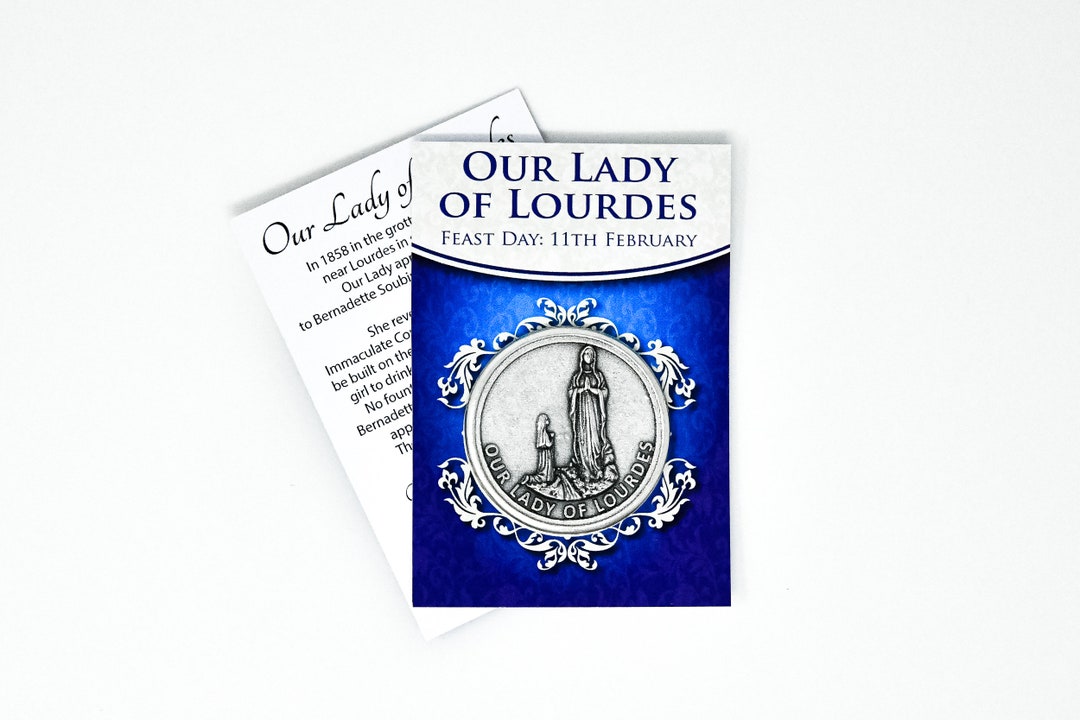 Our Lady of Lourdes - Pocket Token - Etsy