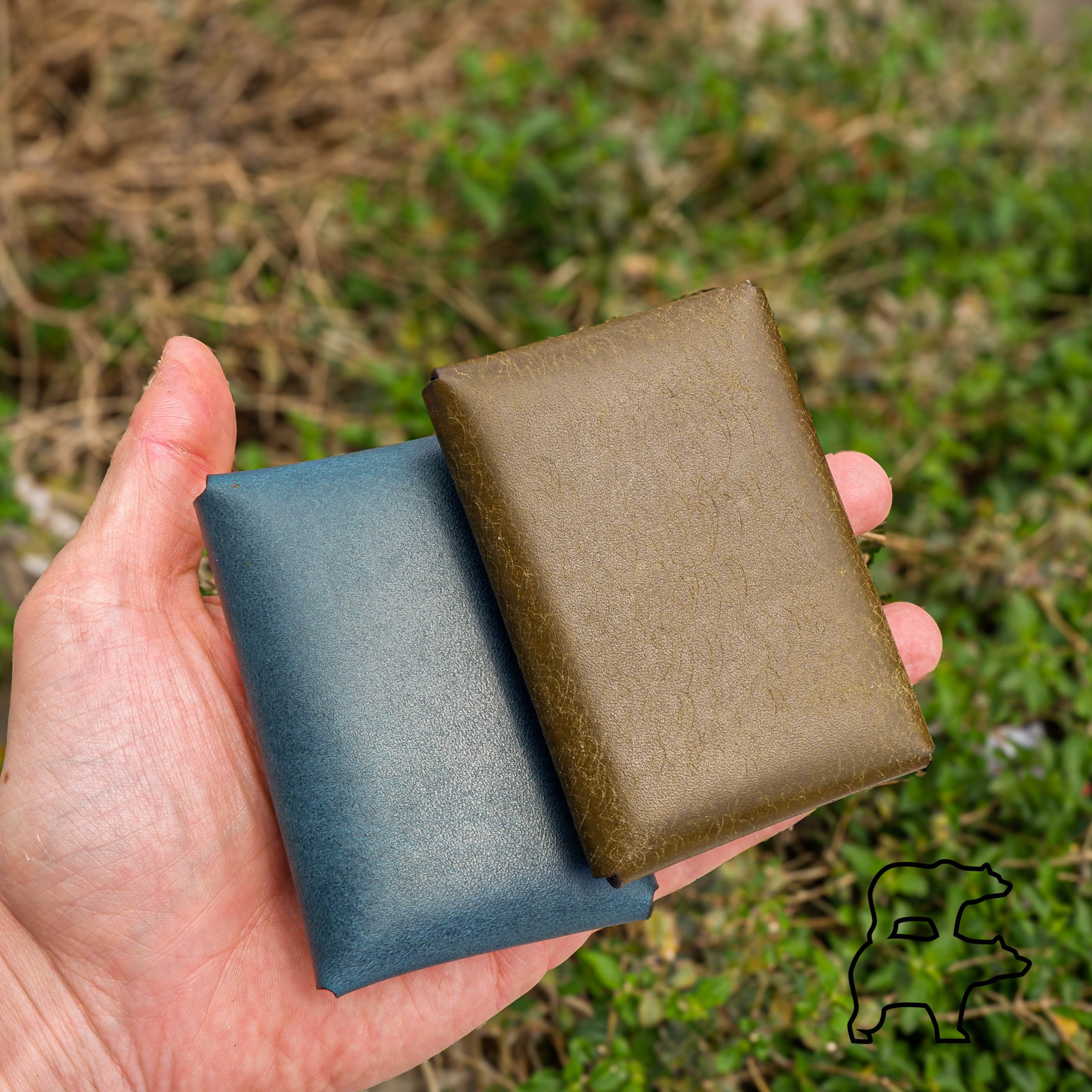 Leather Card Case, Basic Card Case , Leather Card Wallet , Non Stitch ...