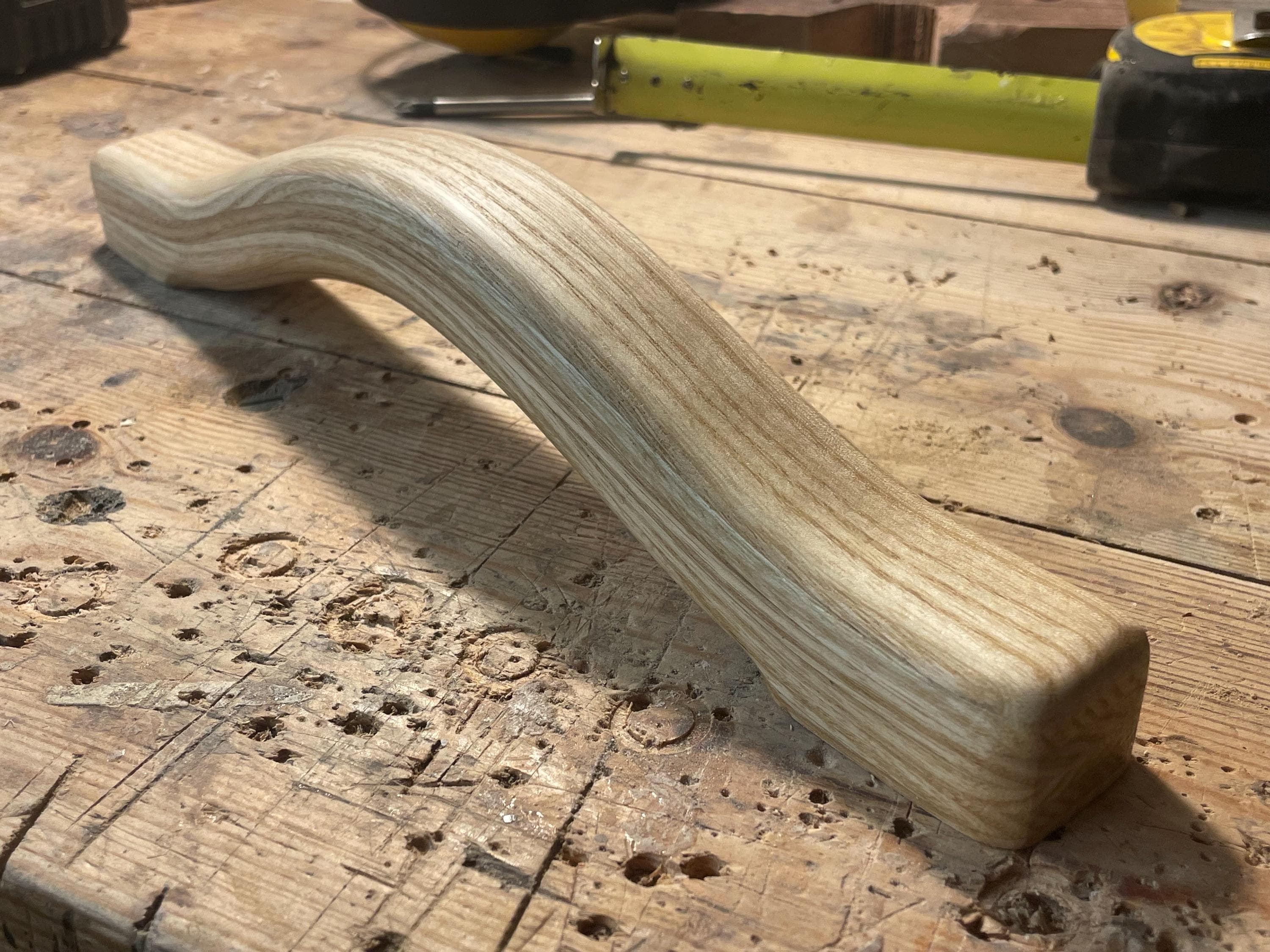 300mm 12” Solid Wood Grab Bar or Stair Handrail Wall Mounted - Etsy