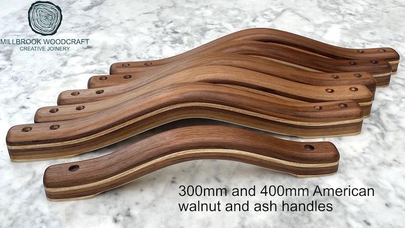 300mm 12” Solid Wood Grab Bar or Stair Handrail Wall Mounted - Etsy