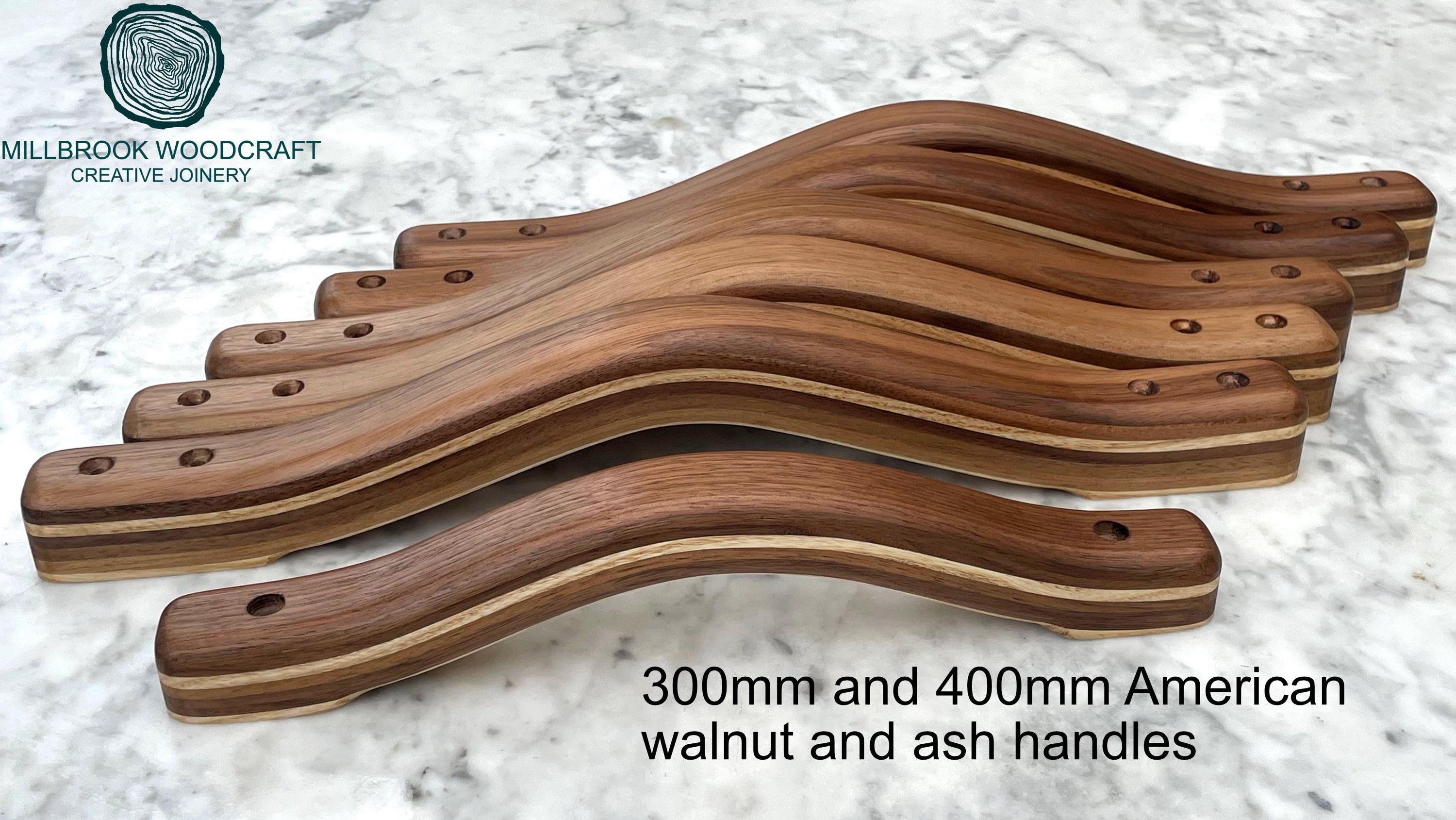 300mm 12” Solid Wood Grab Bar or Stair Handrail Wall Mounted - Etsy