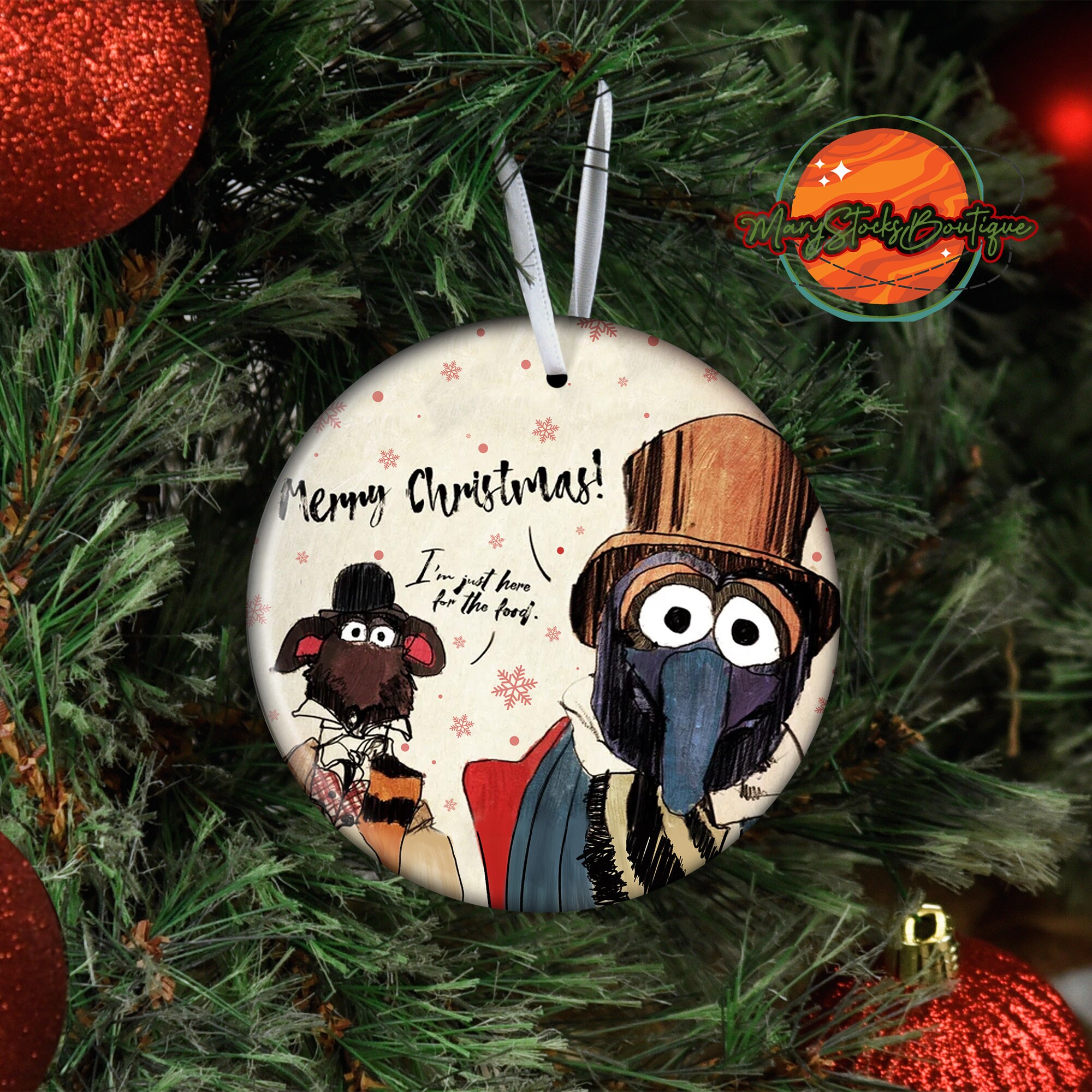 Muppets Christmas Carol Inspired Ornament, Rizzo and Gonzo sold by ...
