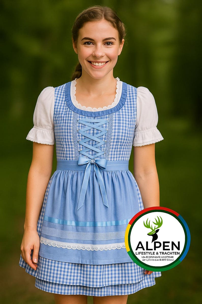 Traditional Dirndl for Women | Oktoberfest Bavarian Dress - Etsy