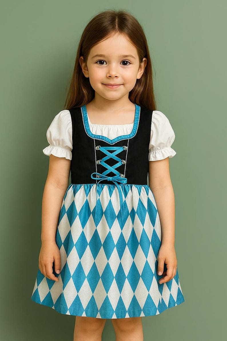 Kids Bavarian Dirndl – German Folk Costume for Girls - Etsy