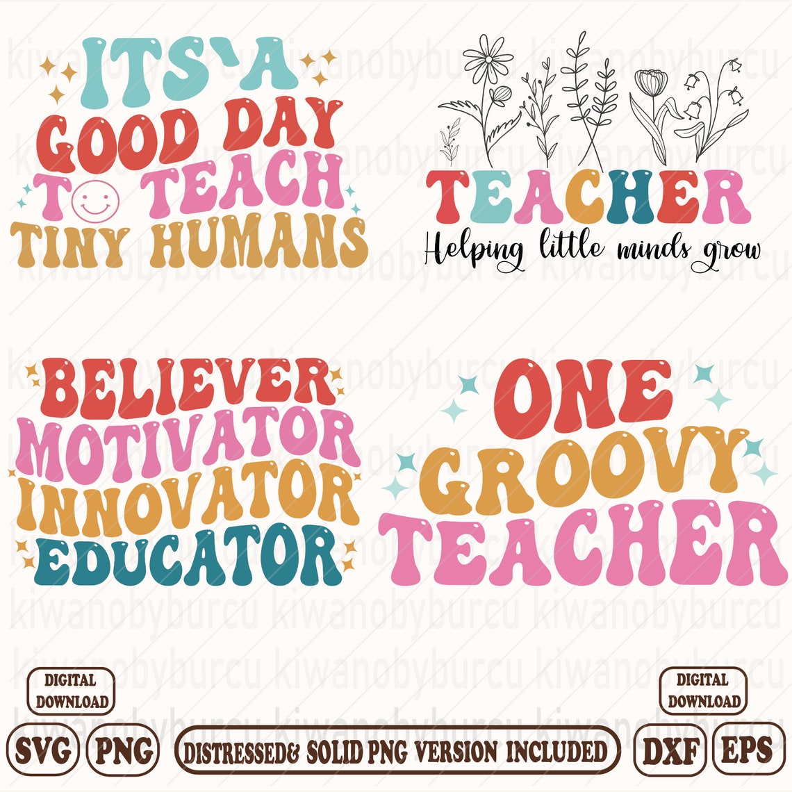 RETRO TEACHER PNG Svg Bundle, School Svg, Teach Svg, Back to School Svg ...