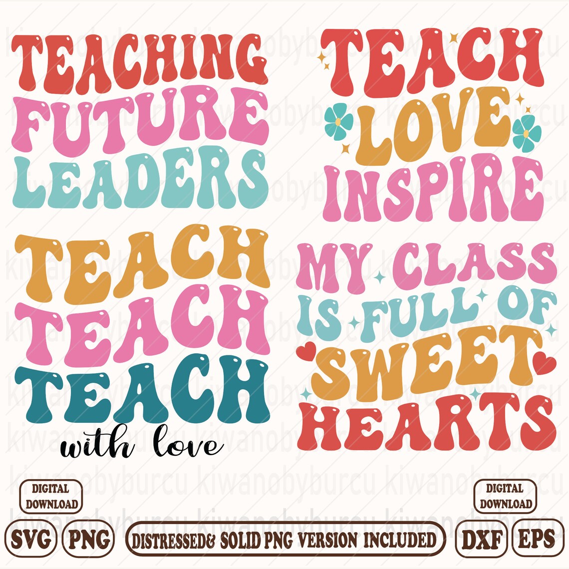 RETRO TEACHER PNG Svg Bundle, School Svg, Teach Svg, Back to School Svg ...