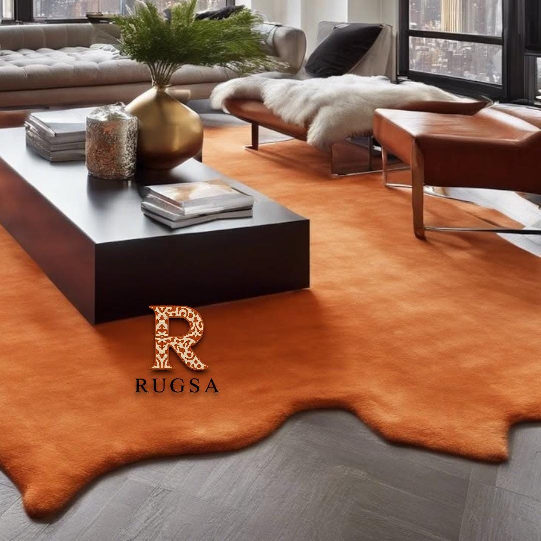 Hand Tuft Rug Irregular Shape Area Tufted Rug, Custom Handmade Rug 100% ...