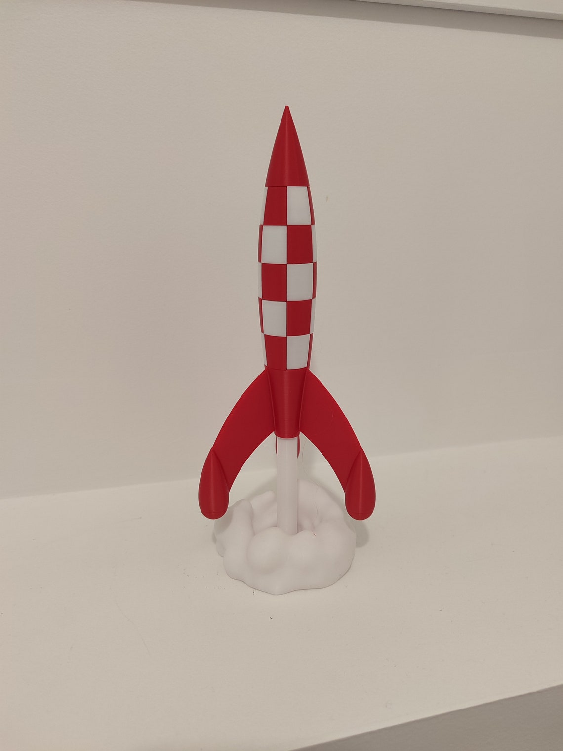 Fusée rouge et blanche - Etsy France