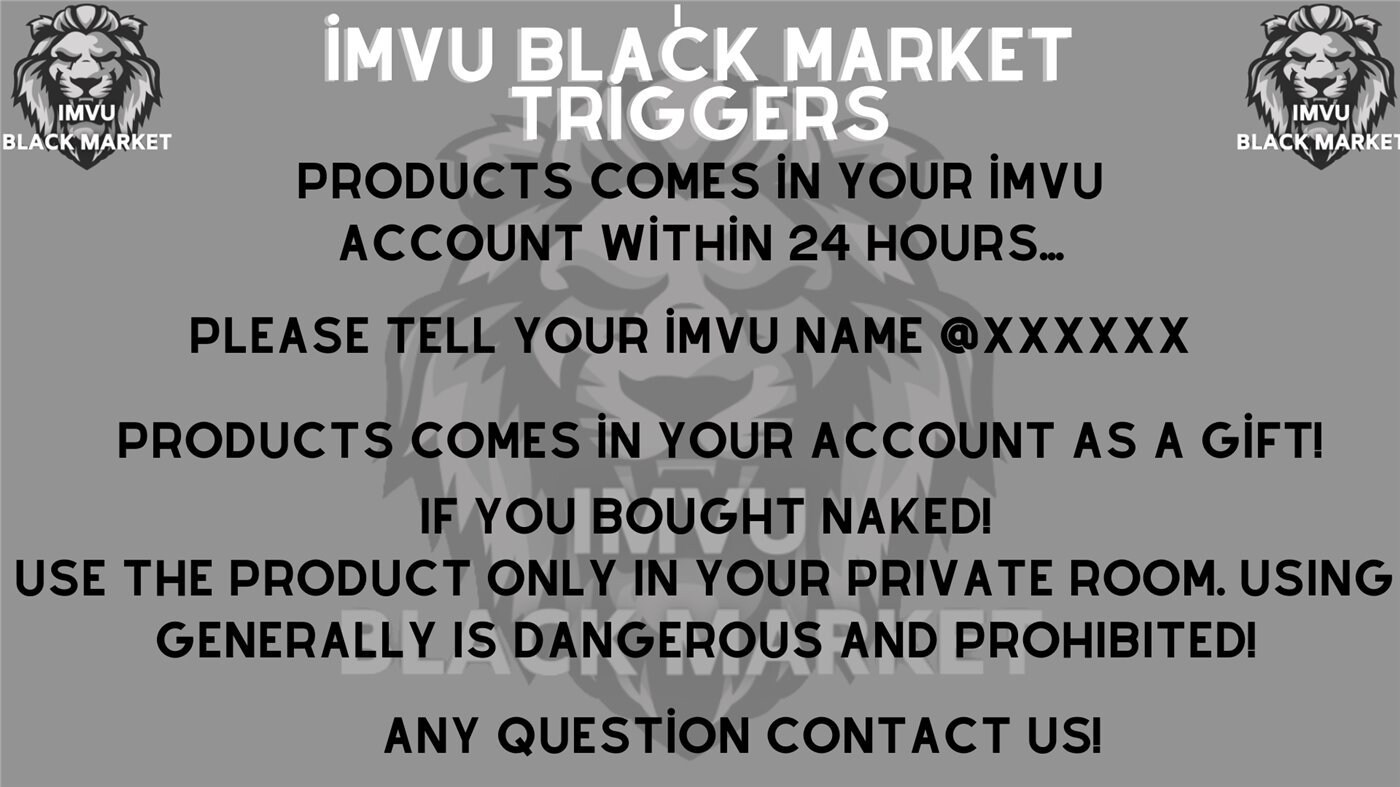 İmvu Trigger L Venom 3.0 L Imvu Black Market - Etsy