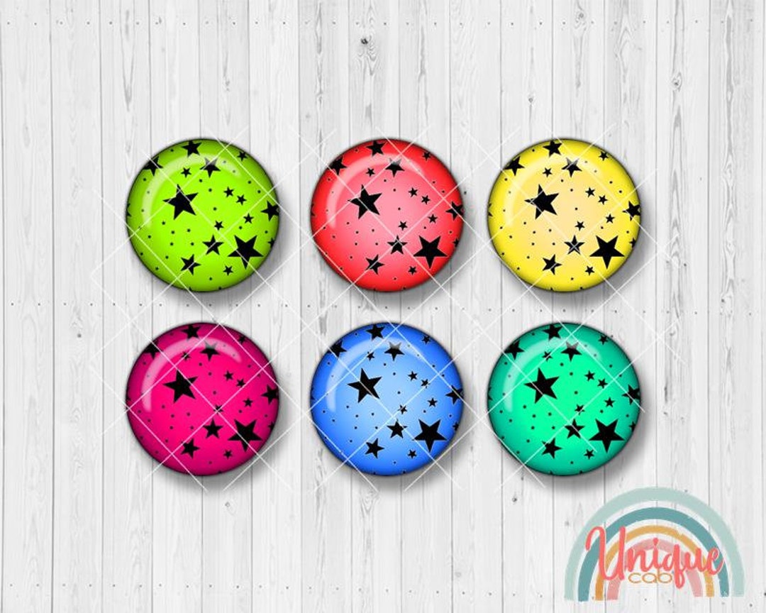 Glass Cabochons, Star-shaped, Colorful, Starry Sky, Astronomy - 8 10 12 ...