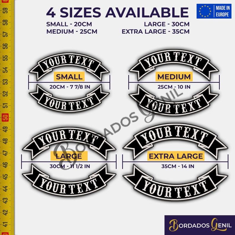 Bottom Jacket Rocker, Embroidered Patch, Back Patch, Biker Patch ...