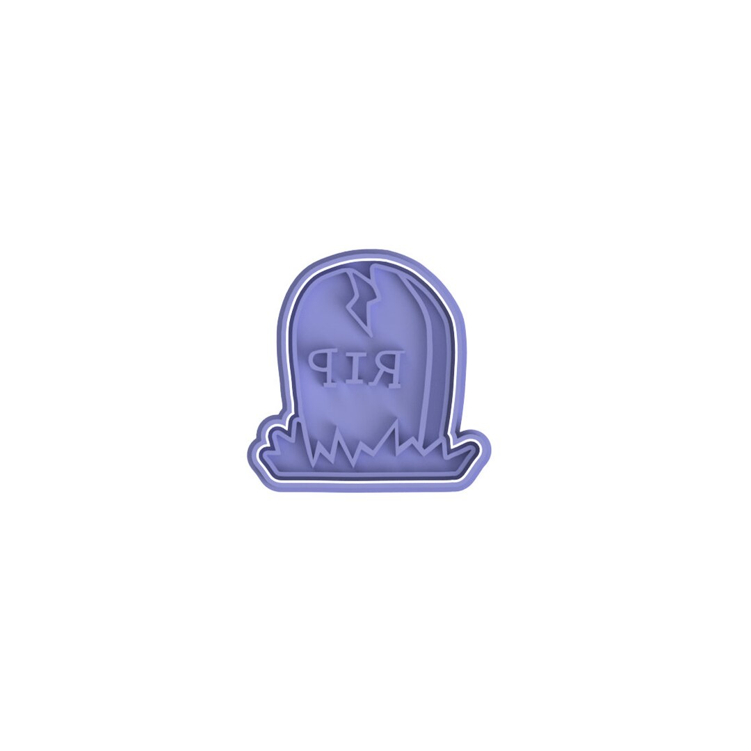 Tombstone - Halloween Cookie Cutter, Stamp and Debosser Set - Etsy